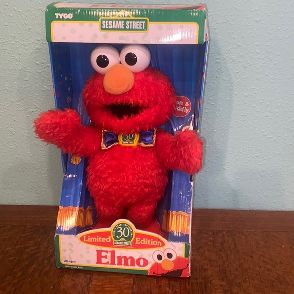 Tyco | Toys | Vintage 3th Anniversary Elmo New In Box | Poshmark